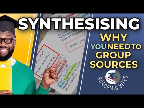 Improve Your Academic Writing By Synthesising Sources