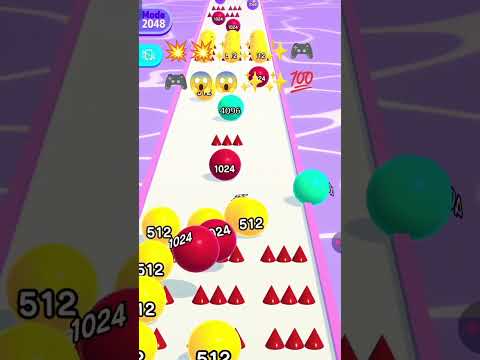 Ball Run 2048 - Gameplay Walkthrough Part 979B Infinity Mode New Best Record 4096AN (iOS, Android)
