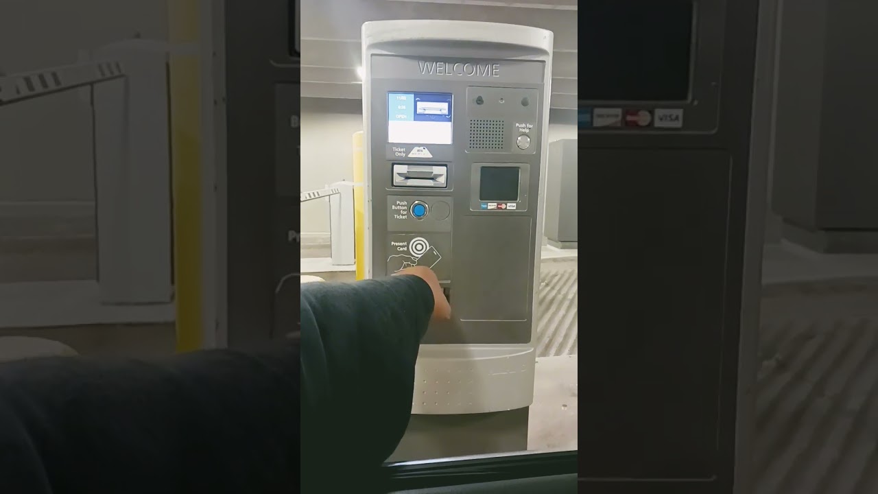 ENTERING THE PARKING GARAGE