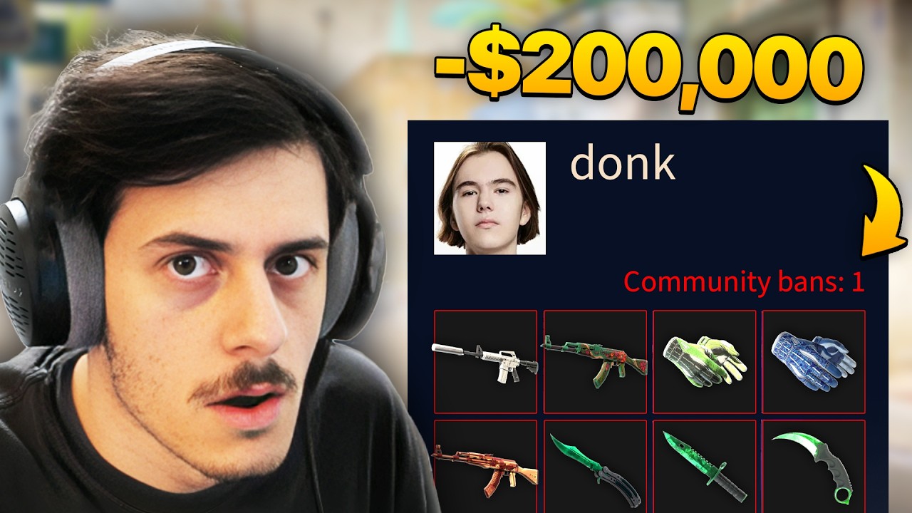 DONK just got BANNED on steam with THIS INVENTORY...