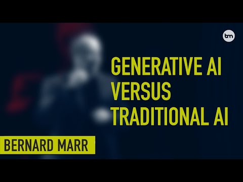 What's The Difference Between Generative AI And Traditional AI?