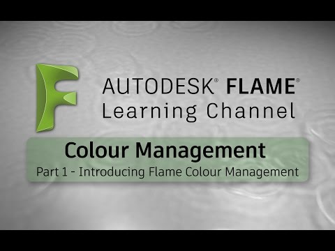 CM - Part 1- Introducing Flame Colour Management - Flame 2017x1