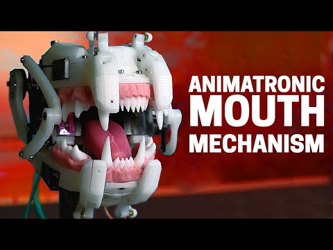 This Animatronic Mouth Mimics Speech With Servos | 3d print ...