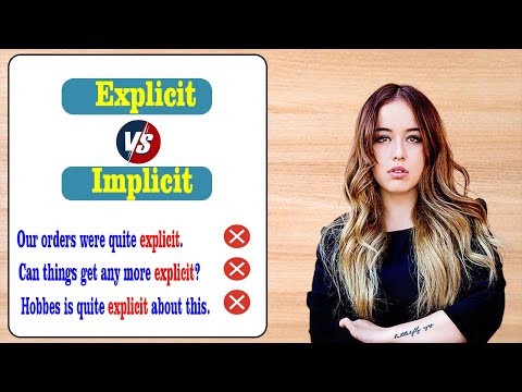 Confusing English Words | Fix Common Vocabulary Mistakes | Explicit vs Implicit