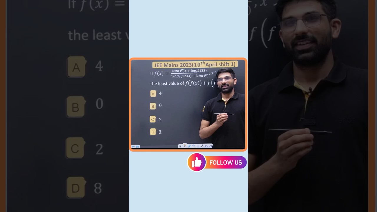 🔥 JEE Mains Functions PYQ | Must-Solve Question for 2025! 🚀#jeemains #jee #maths #functions