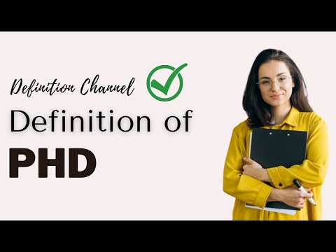 What is full form of PhD | Simple Definition of PhD - WHAT DOES PhD MEAN ❓