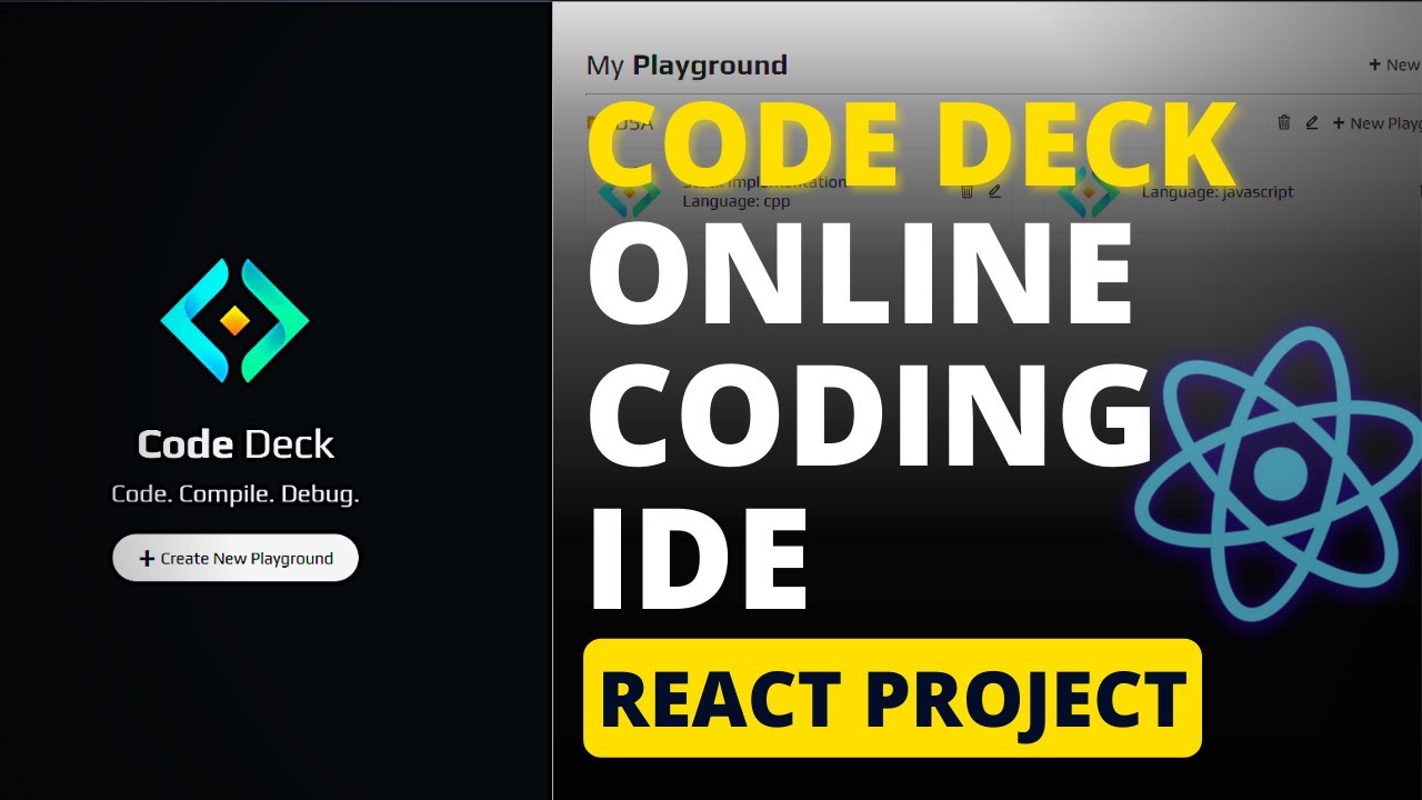 Creating an Online Coding IDE with ReactJS | Web-based Code Editor