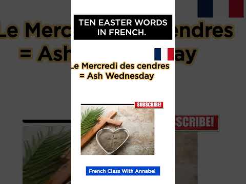 Easter Vocabulary in French 🇨🇵 #frenchvocabulary @Frenchclasswithannabel