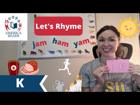 Kindergarten Words that Rhyme | Arizona Academic Standard K.RF.2a