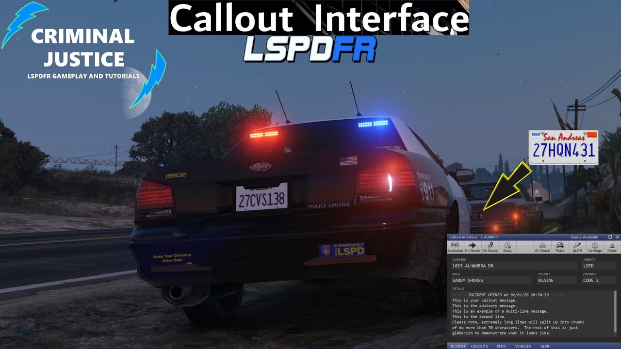 How To Install Callout Interface! | LSPDFR Tutorial! | #lspdfr | #criminaljusticeyoutube