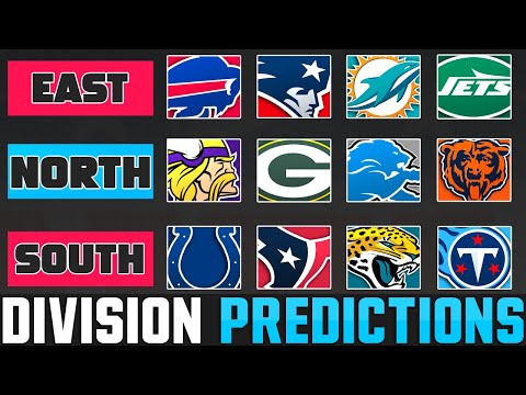 How I Think Every NFL Division Will Finish in 2025