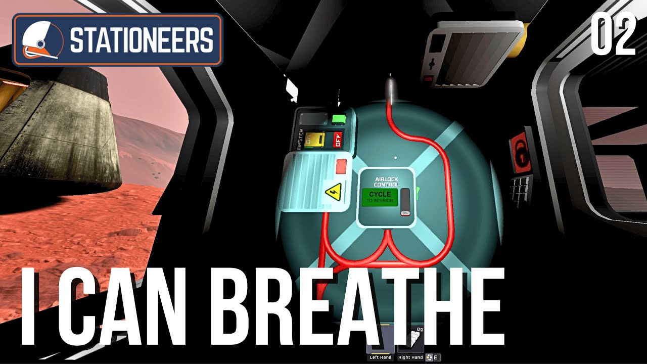 Airlock and Pressurization Tutorial - Stationeers Mars (new Terrain Update)