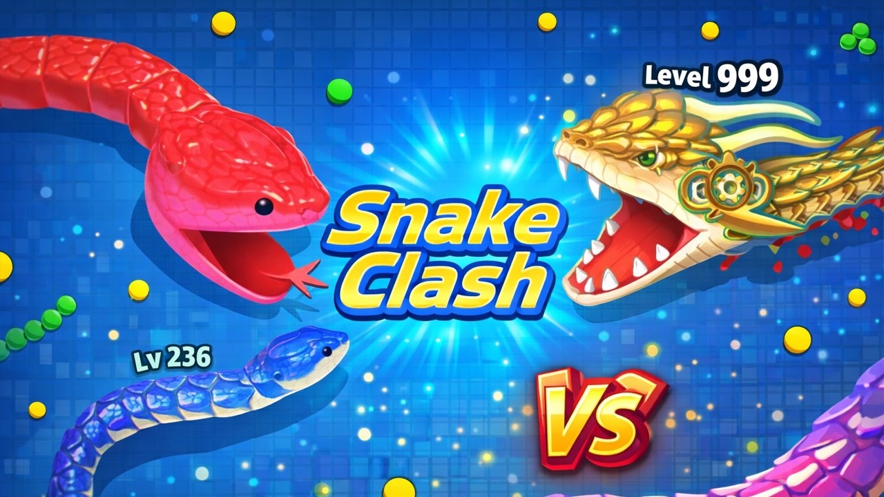 Snake Clash Gameplay – Play Free Snake Game Online #games #gameplay
