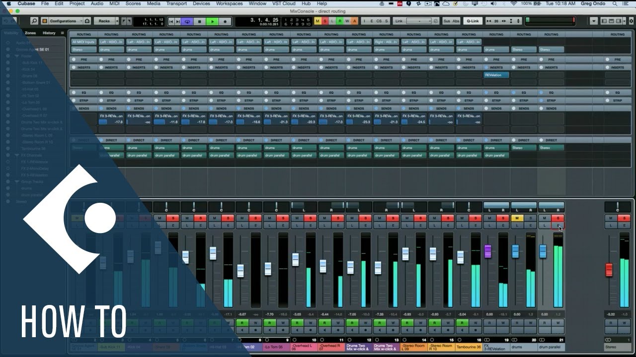 How to Apply Parallel Compression in Cubase | Q&A with Greg Ondo