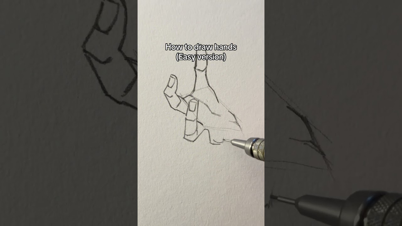 How to draw hands (Easy Version) || Jmarron