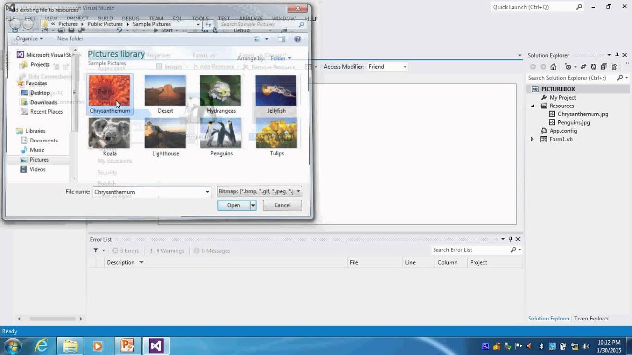 PART1 VB NET PICTUREBOX