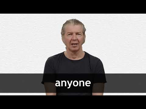 ANYONE definition in American English | Collins English Dictionary