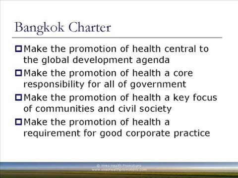 Health Promotion Part I