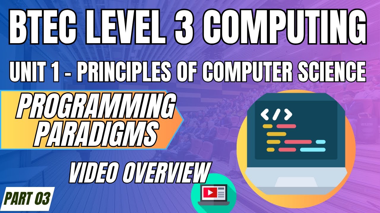 BTEC Level 3 Computing U1 Principles of Computer Science P03 