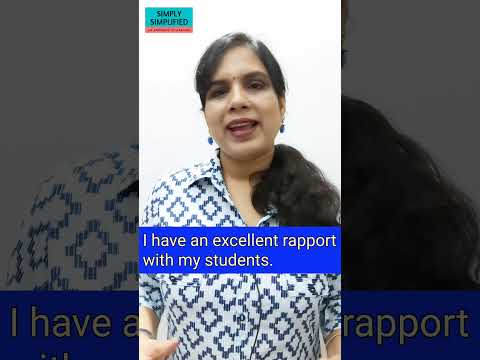 Rapport क्या होता है | Eng Vocab |#Shorts