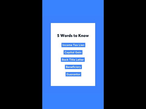 5 Words to Know | Real Estate Exam