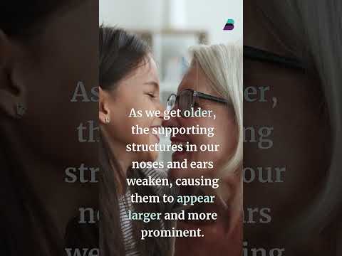 Why Human Noses and Ears Get Bigger as We Age?