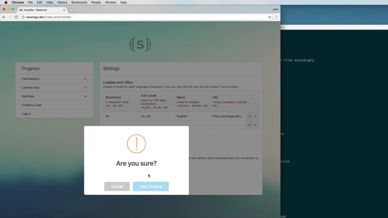 2. Your Base Statamic Install