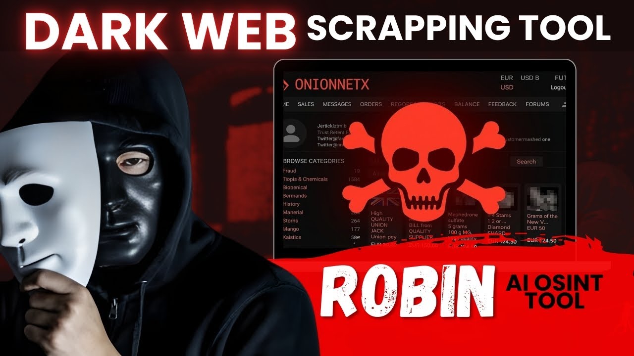 Dark Web Scrapper🔥 - ROBIN AI OSINT TOOL🤩