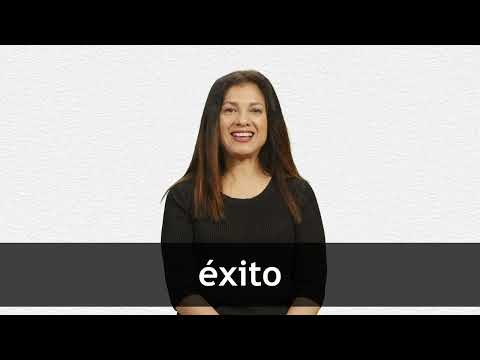 Traducción en inglés de “ÉXITO” | Collins Diccionario español-inglés