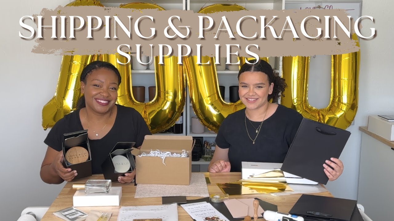 Affordable Custom Packaging for Small Businesses || Our Packaging Station Supplies || Love & Co.