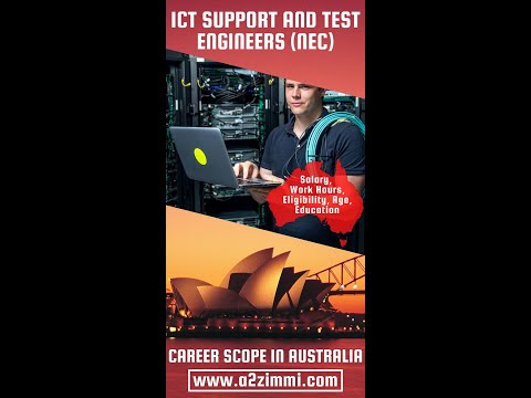 ICT Support and Test Engineers (nec) Career Scope in Australia | Work Hours | Salary | Gender