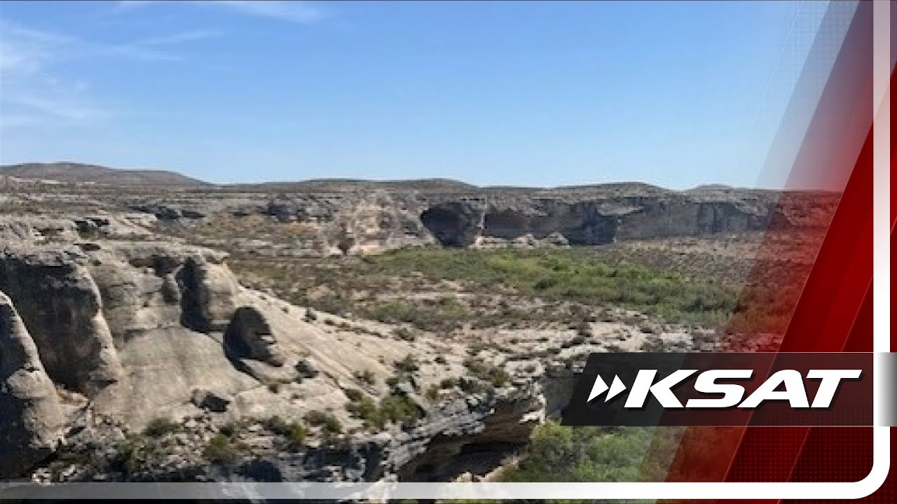 Pre-historic rock art in Val Verde County at center of border wall pushback