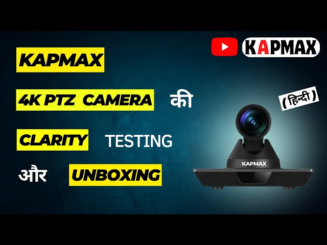 Video Conferencing System - Kapmax Full HD PTZ Camera for Online ...