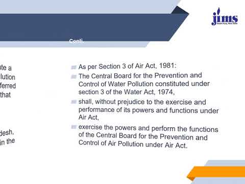 Central pollution control Board-Environmental Law