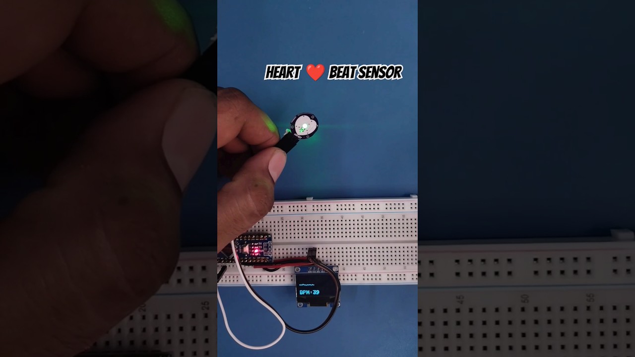 Heart Beat 💓 Sensor #pulse #sensor #heartbeat #shorts #motivation