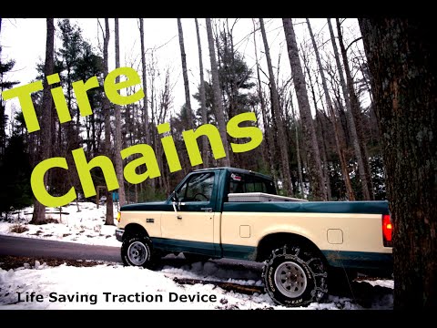 Tire chains for ice and snow V Bar Nuclear option