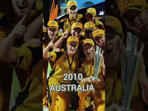 Women's T20 WORLD CUP WINNER LIST 2009 to2023 #cricket #shorts #womenscricket #viral #cricketvideo