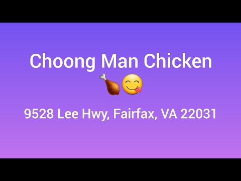 Tasty and Crispy Korean 🍗 from Choong Man Chicken at Fairfax, Virginia!