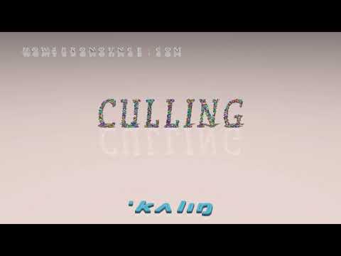 culling - pronunciation + Examples in sentences and phrases