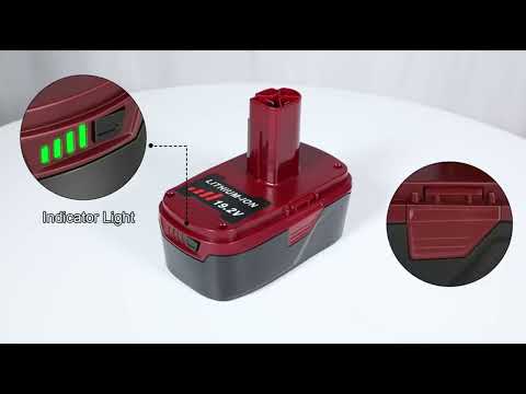 19.2 V 6.5Ah Lithium ion C3 Battery Pack for Craftsman DieHard XCP