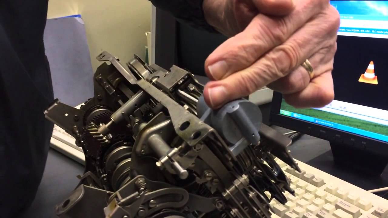 Inside a Model 28 Teletype