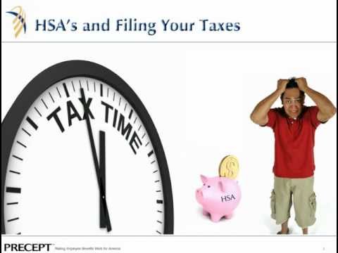 Health Savings Accounts and Filing Taxes