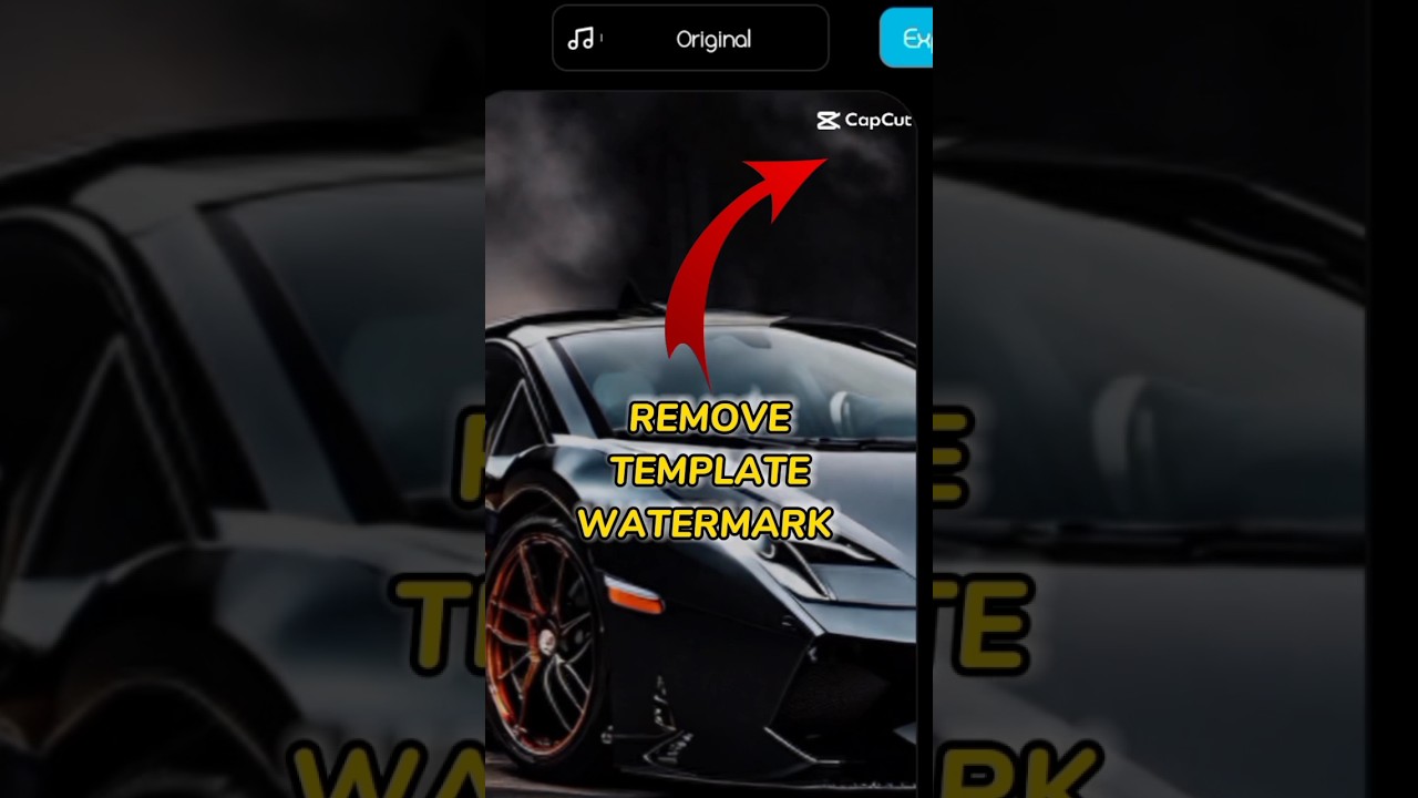 Remove Capcut Template Watermark #capcutwatermark #capcuttutorial #capcuttemplate
