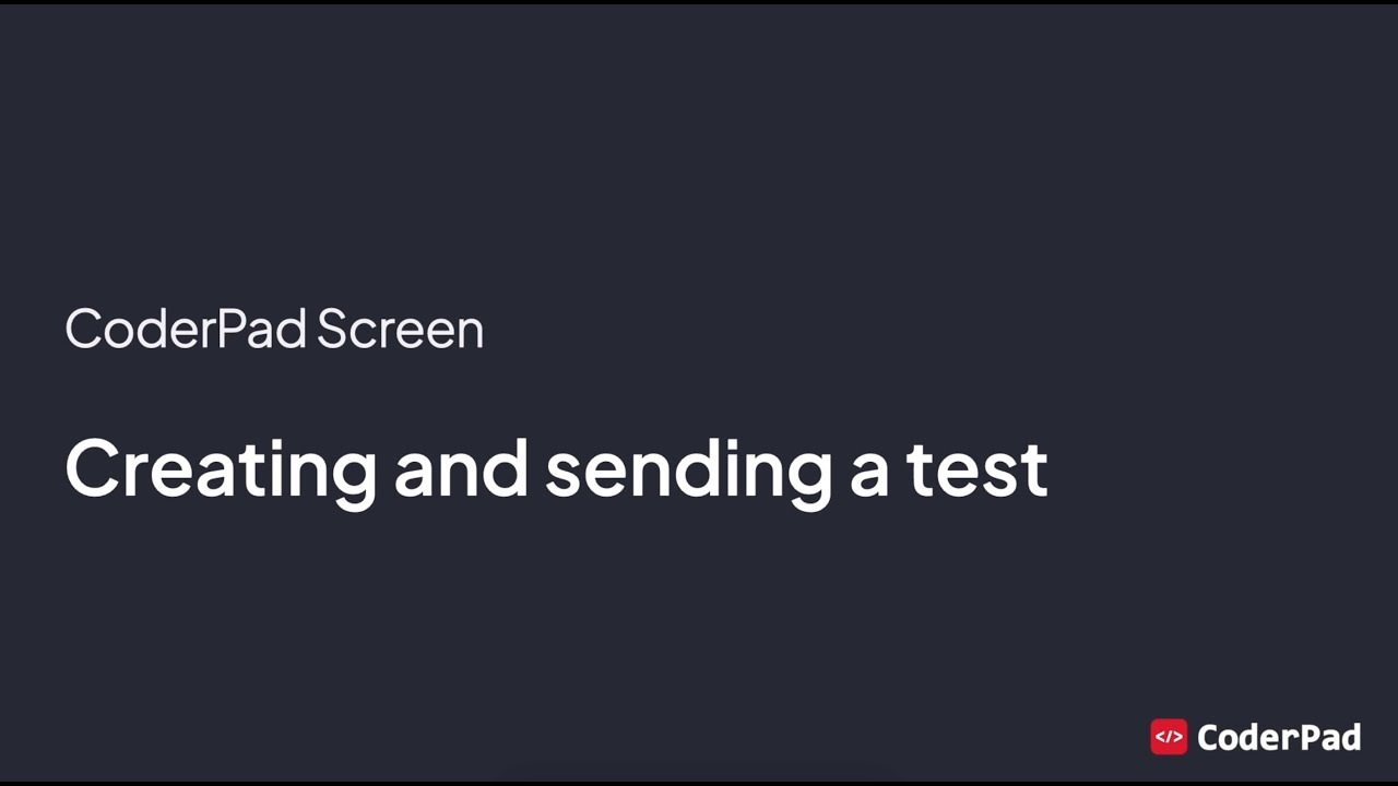 Getting Started with Screen Part 1: Creating and sending a test