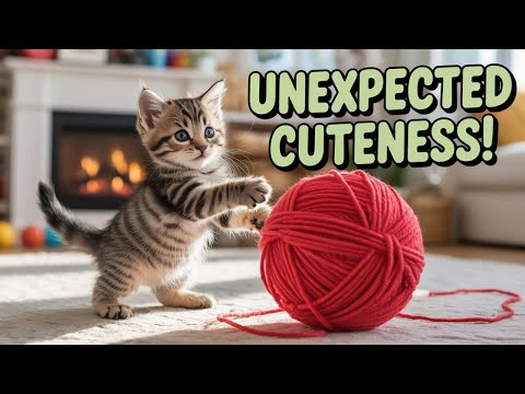Tickle Time! The Cutest Kitten Surprise Reaction