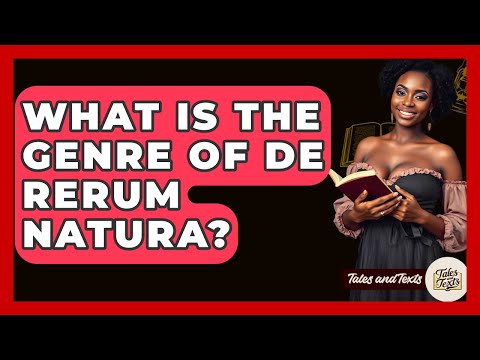 What Is The Genre Of De Rerum Natura? - Tales And Texts