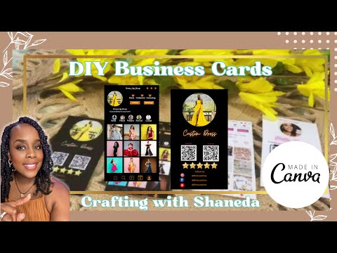 Get Creative With Your Business Cards By Making Them Yourself With Canva!