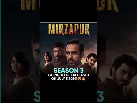 Mirzapur Season 3 | Mirzapur season 3 release date | Mirzapur 3 release date | Pankaj Tripathi