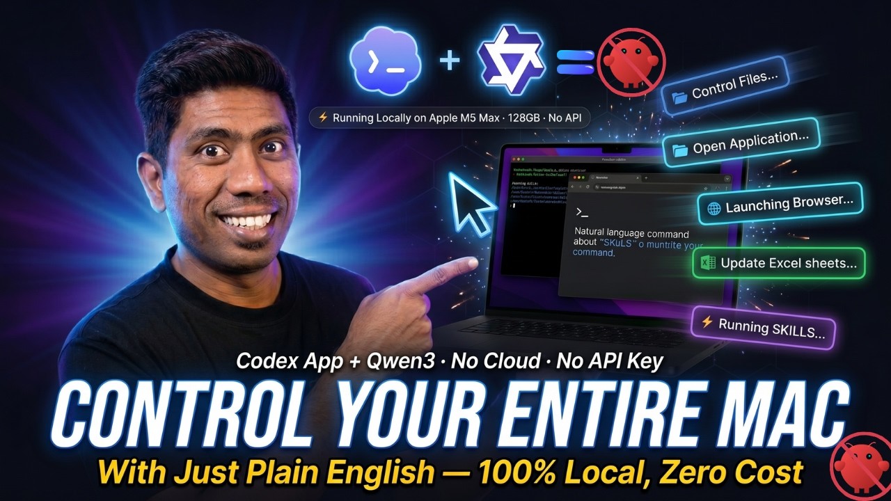 New Codex App + Qwen3.6 on M5 Max — Control Your Entire Computer (Better Than OpenClaw?)