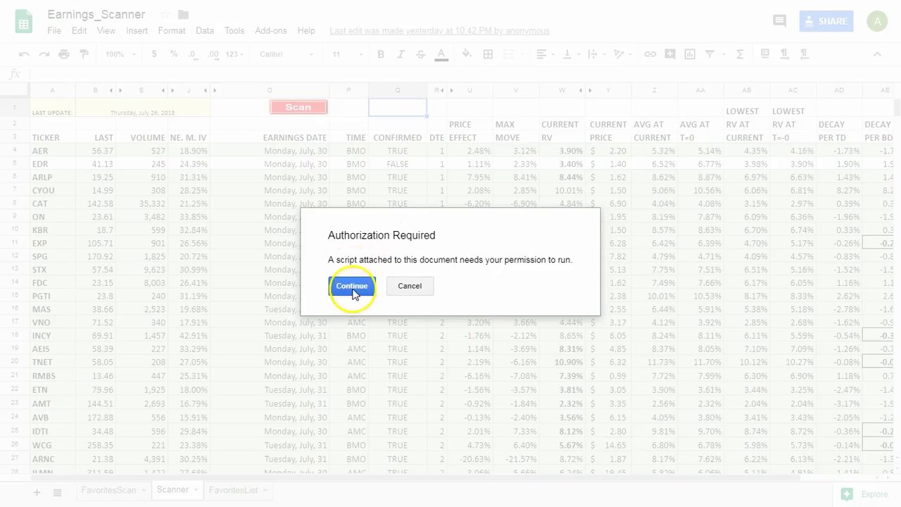How to Authorize Customized Google App Script